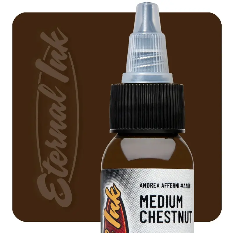 Eternal Ink Medium Chestnut 30ml - Andrea Afferni Series Tus Desen
